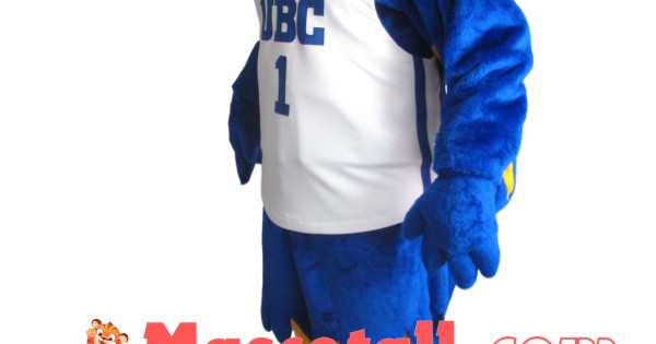 Majestic Blue Eagle Of The University Mascot Costume